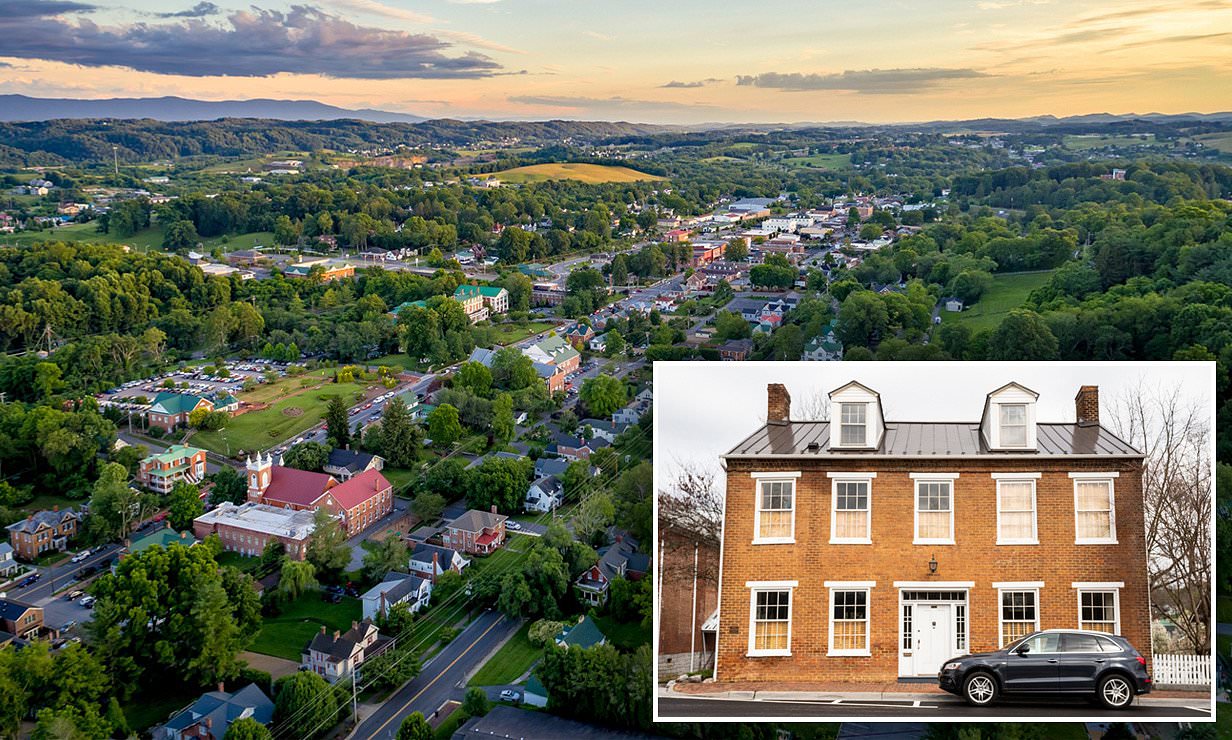 Charming tiny town in Blue Ridge Mountains where it looks just like England