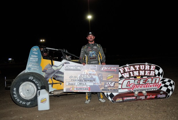 Tanner Carrick storms to victory in USCS debut at Ocean Speedway ...