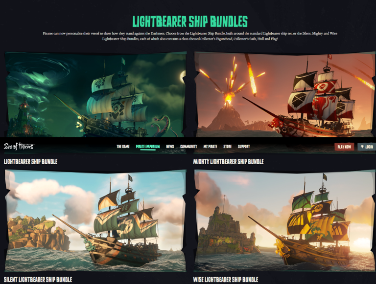 'Sea of Thieves' X 'Destiny 2' Collab Gear Available Now