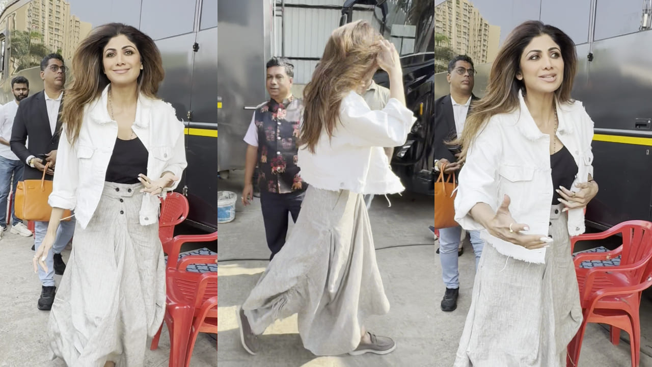 Shilpa Shetty’s unconventional off-duty fit features quirky skirt that ...