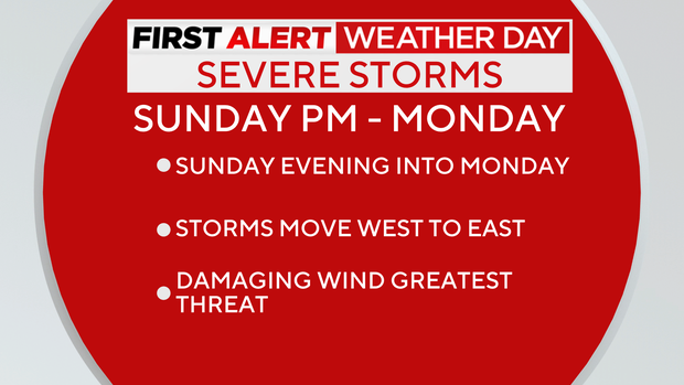 Pittsburgh-area could see a few severe storms Sunday evening into ...