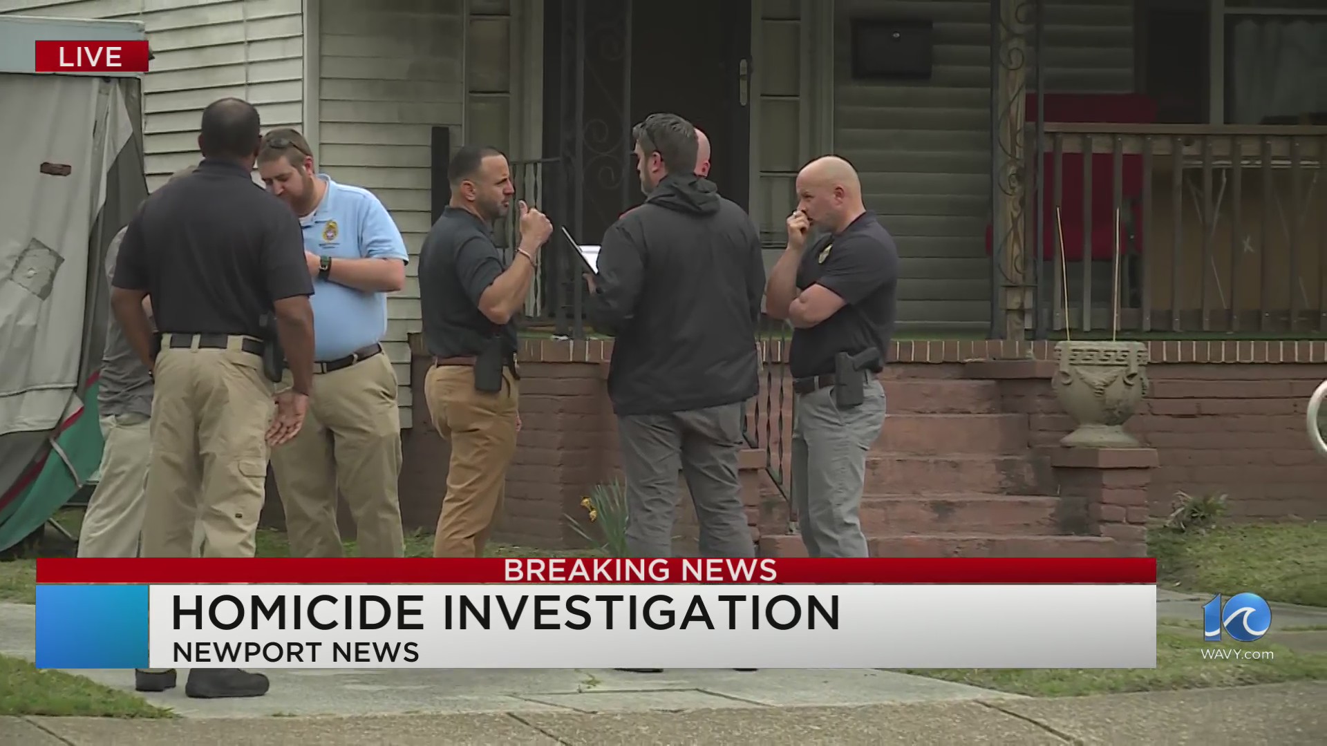 Newport News Police respond to homicide on Marshall Ave.