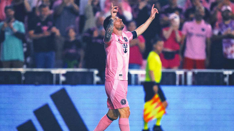 Messi returns to Inter Miami lineup in 55th minute ... then scores in 57th