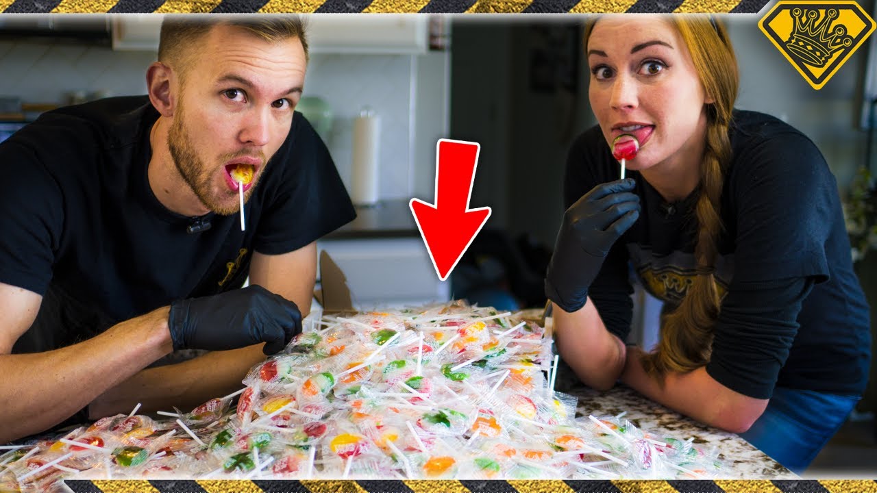 What Happens When You Melt 1,000 Lollipops Together?