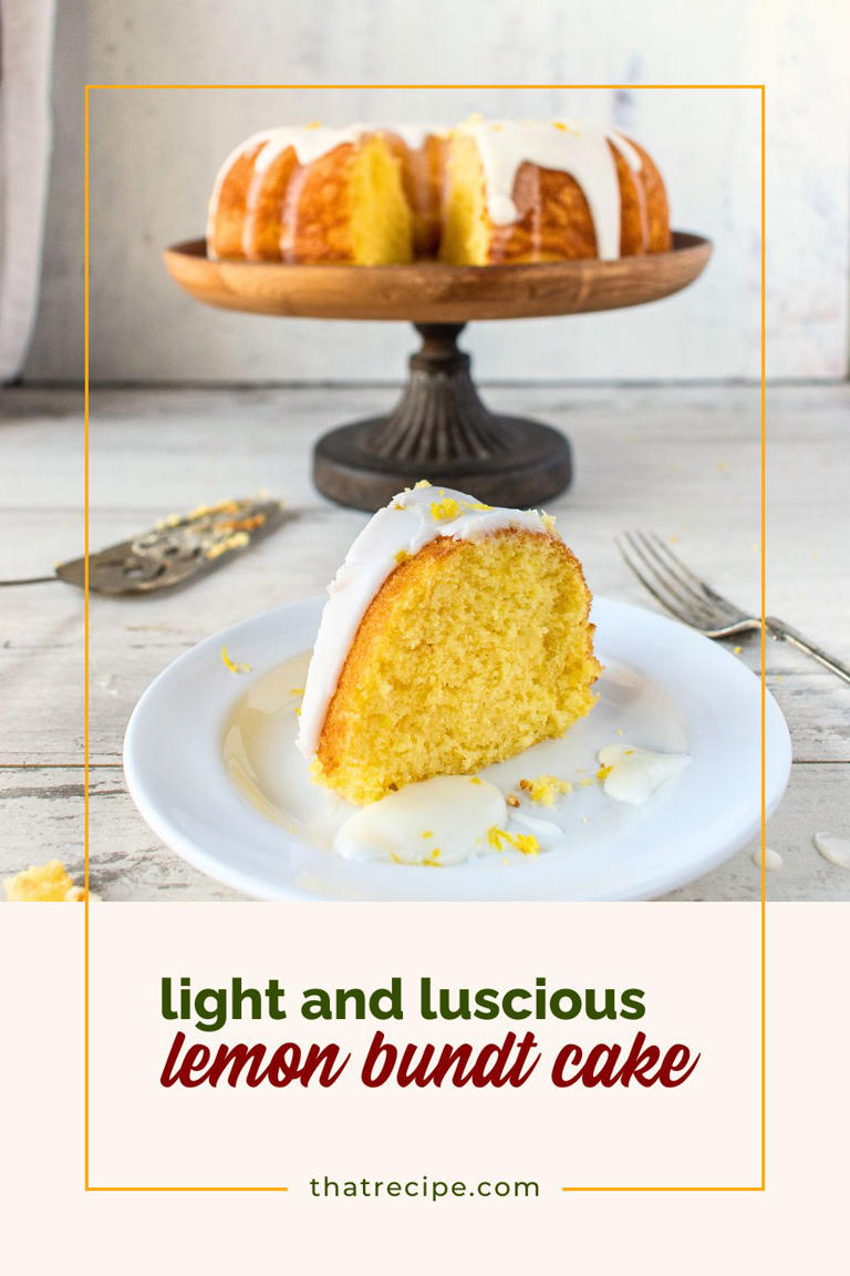 Luscious and Light Lemon Bundt Cake