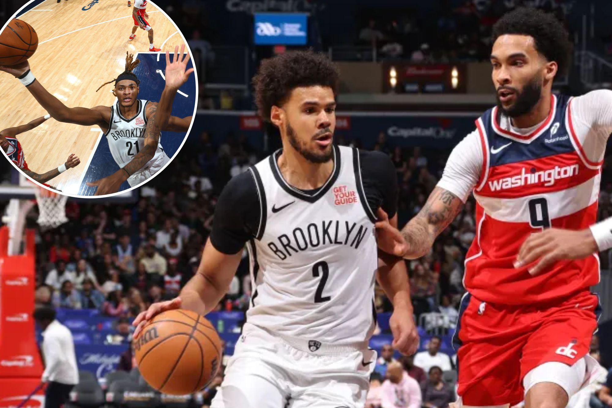 Nets lose two starters to injury in pyrrhic win over lowly Wizards