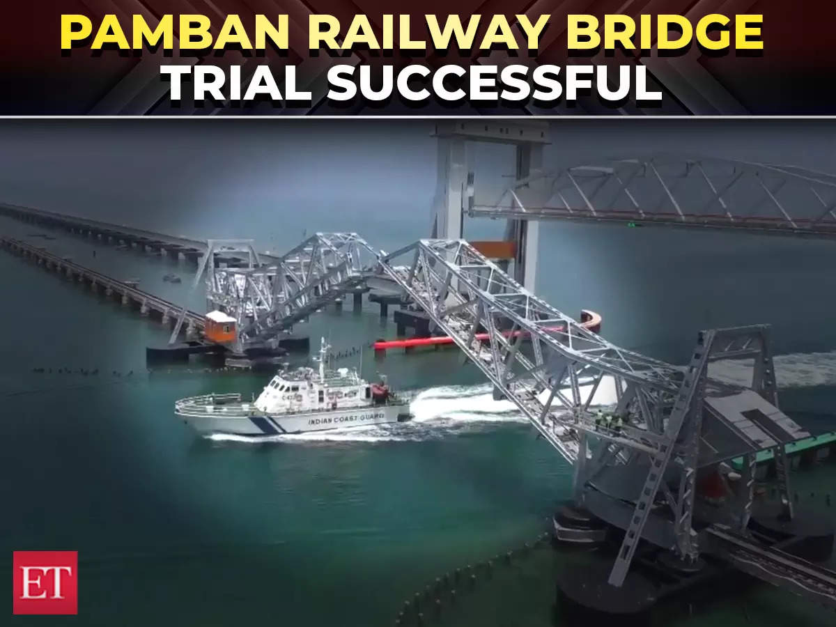 Pamban Railway Bridge trial successful; ready for inauguration by PM Modi
