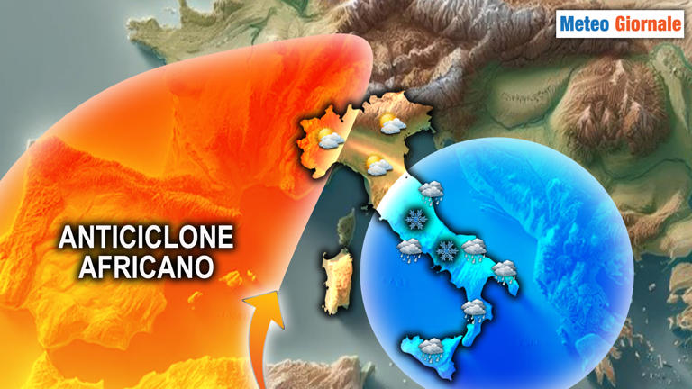 Meteo: Settimana con Pioggia, Freddo e Neve, poi cambia tutto