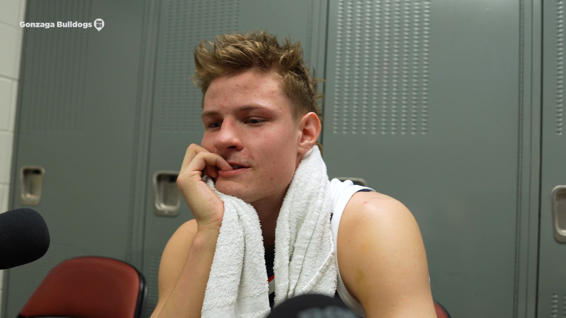 Gonzaga's Ben Gregg on the team's fight in loss to Houston in the 2025 ...