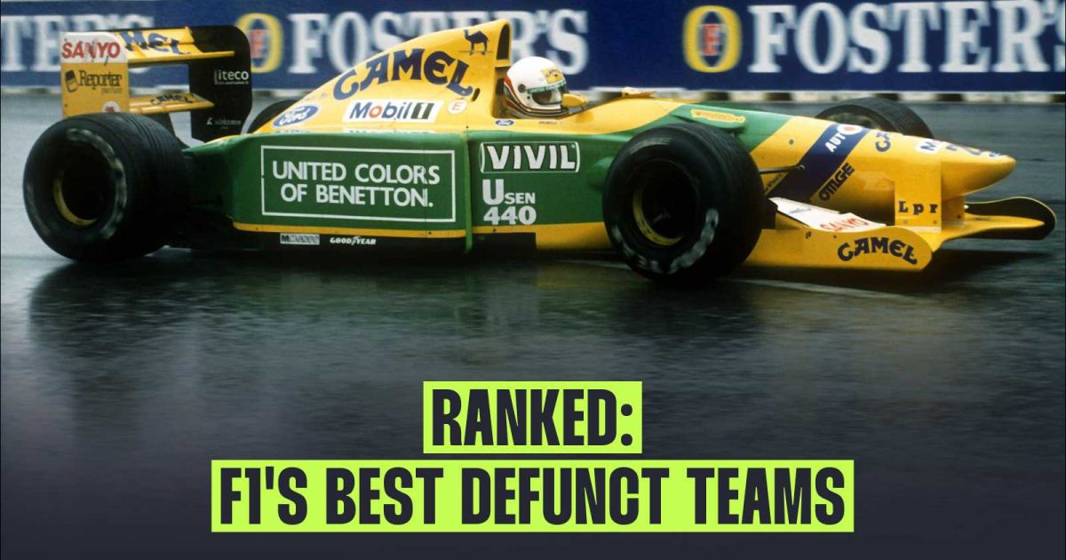 Ranked: The 10 best defunct teams in F1 history