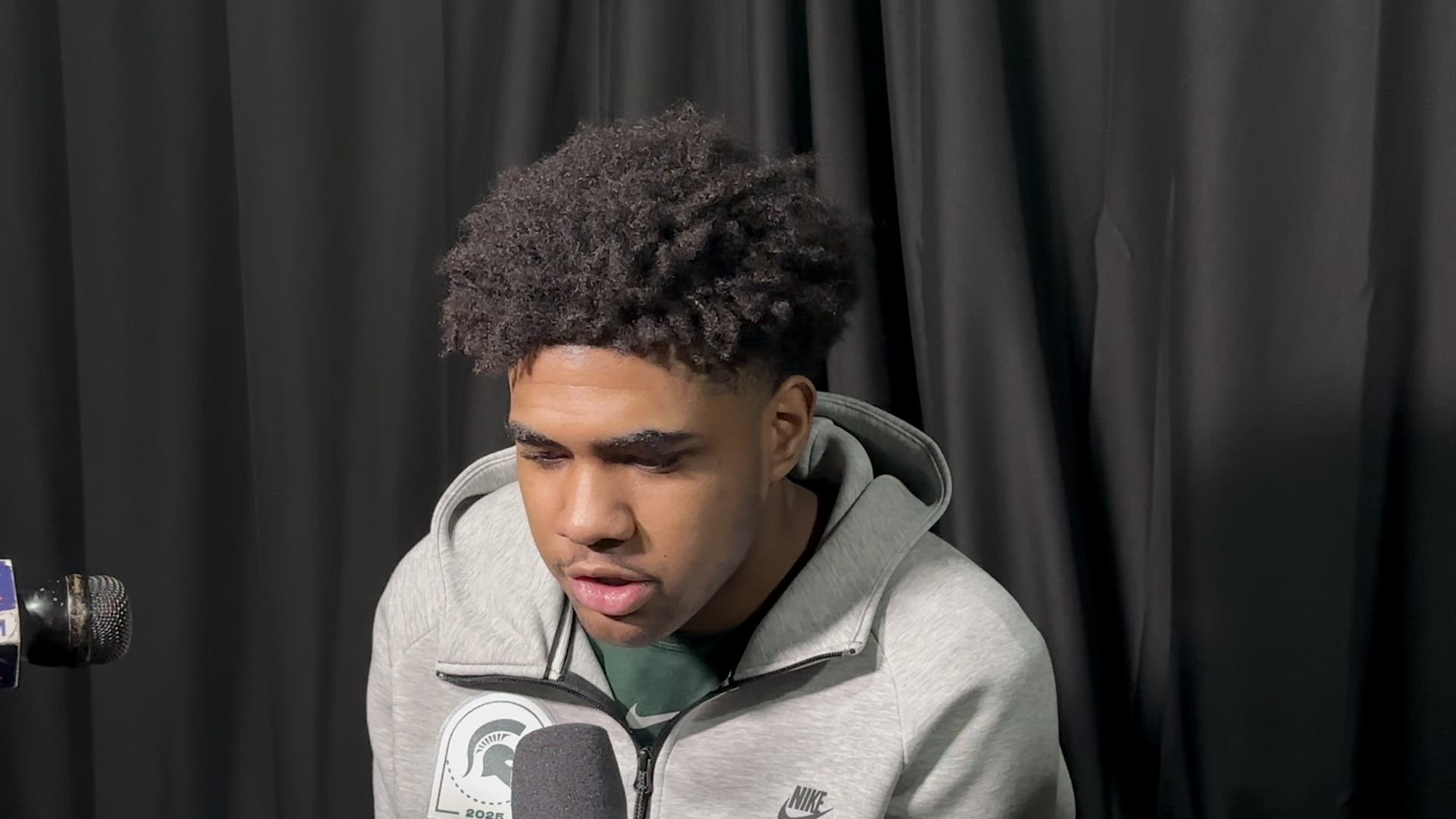 WATCH: Michigan State's Jase Richardson Previews Elite Eight