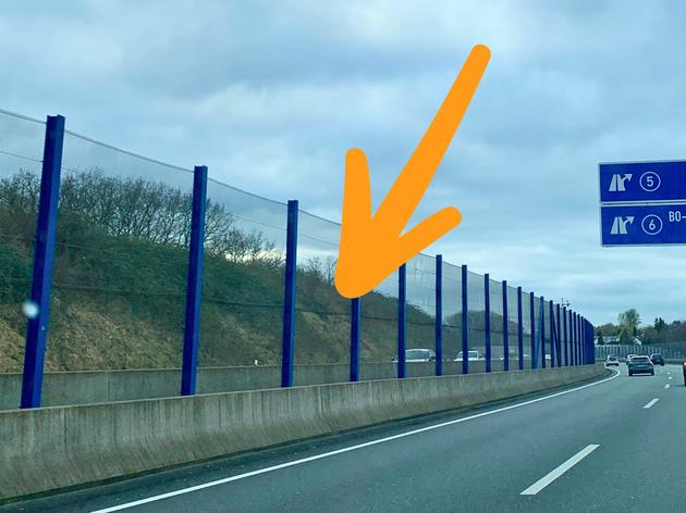 Seltener Zaun auf NRW-Autobahn: Diese A448-Konstruktion rettet Leben