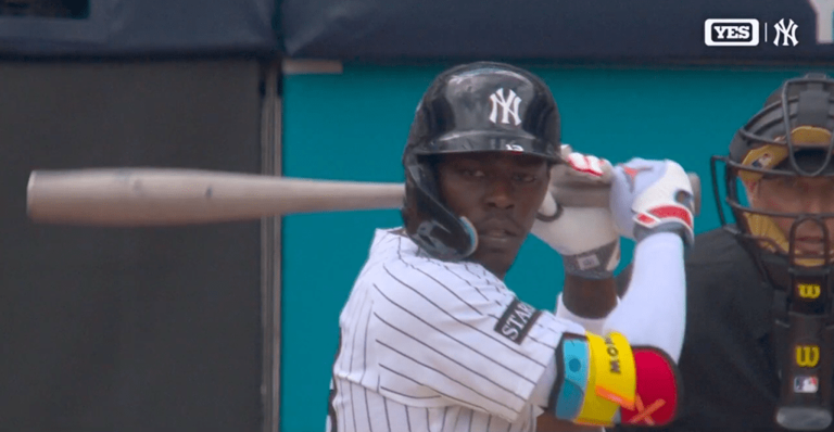 Anthony Volpe, Jazz Chisholm hitting with newly shaped bats and off to ...