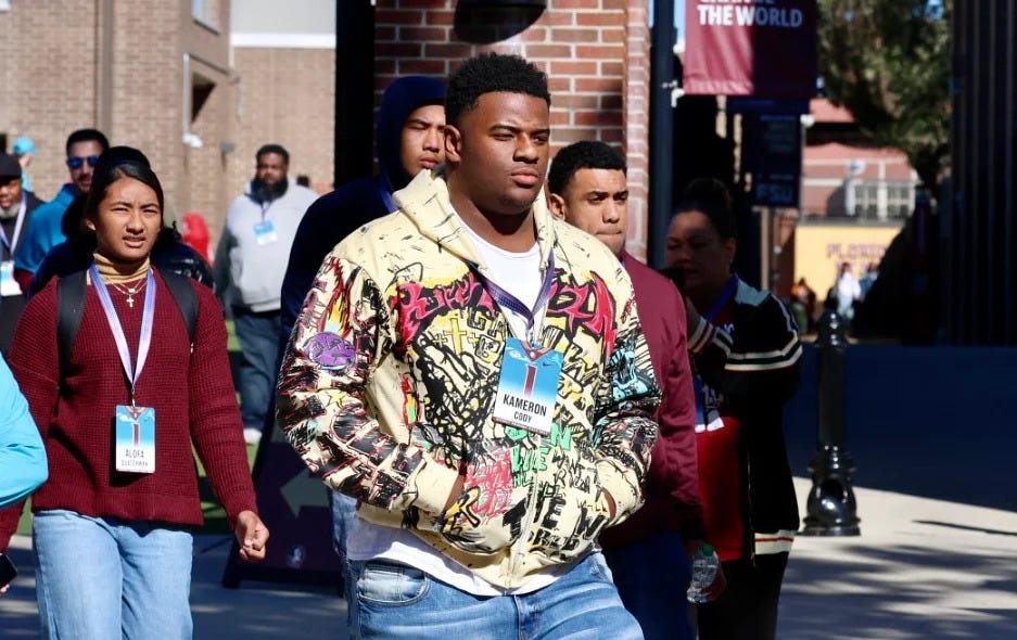 2026 DL Kameron Cody commits to Clemson football, Dabo Swinney over LSU ...