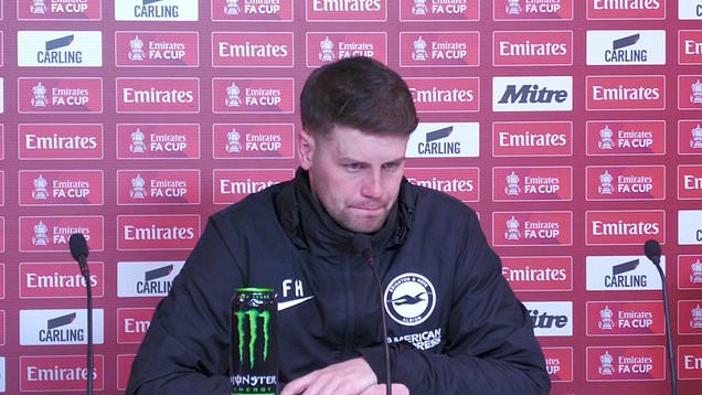 Brighton manager: 'I take responsibility' after penalty loss