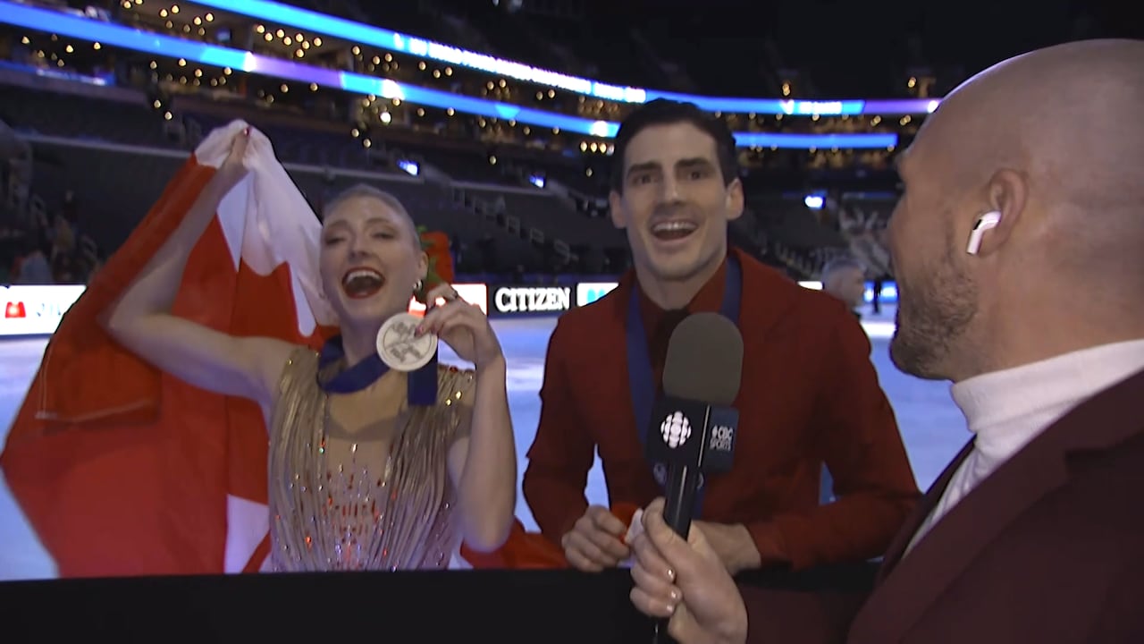 Piper Gilles & Paul Poirier repeat as world silver medallists