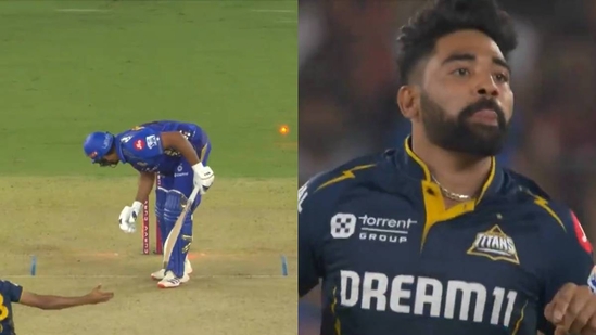 'Siraj showed his effectiveness': Fans decode 'calma' celebration on Rohit Sharma's dismissal ...