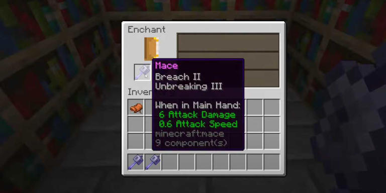 Minecraft: The Best Mace Enchantments