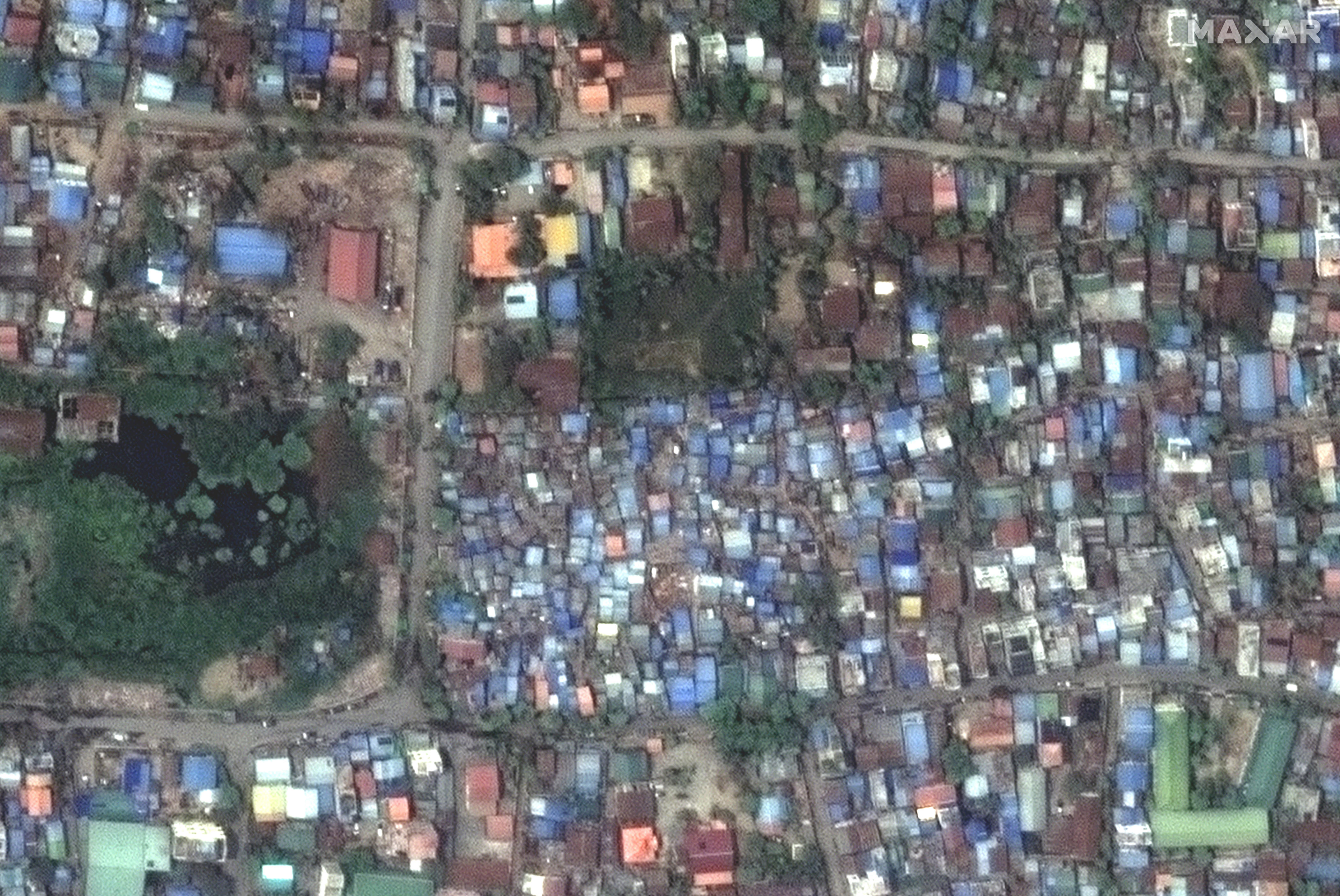 Satellite images show the widespread destruction in Myanmar after a 7.7 ...