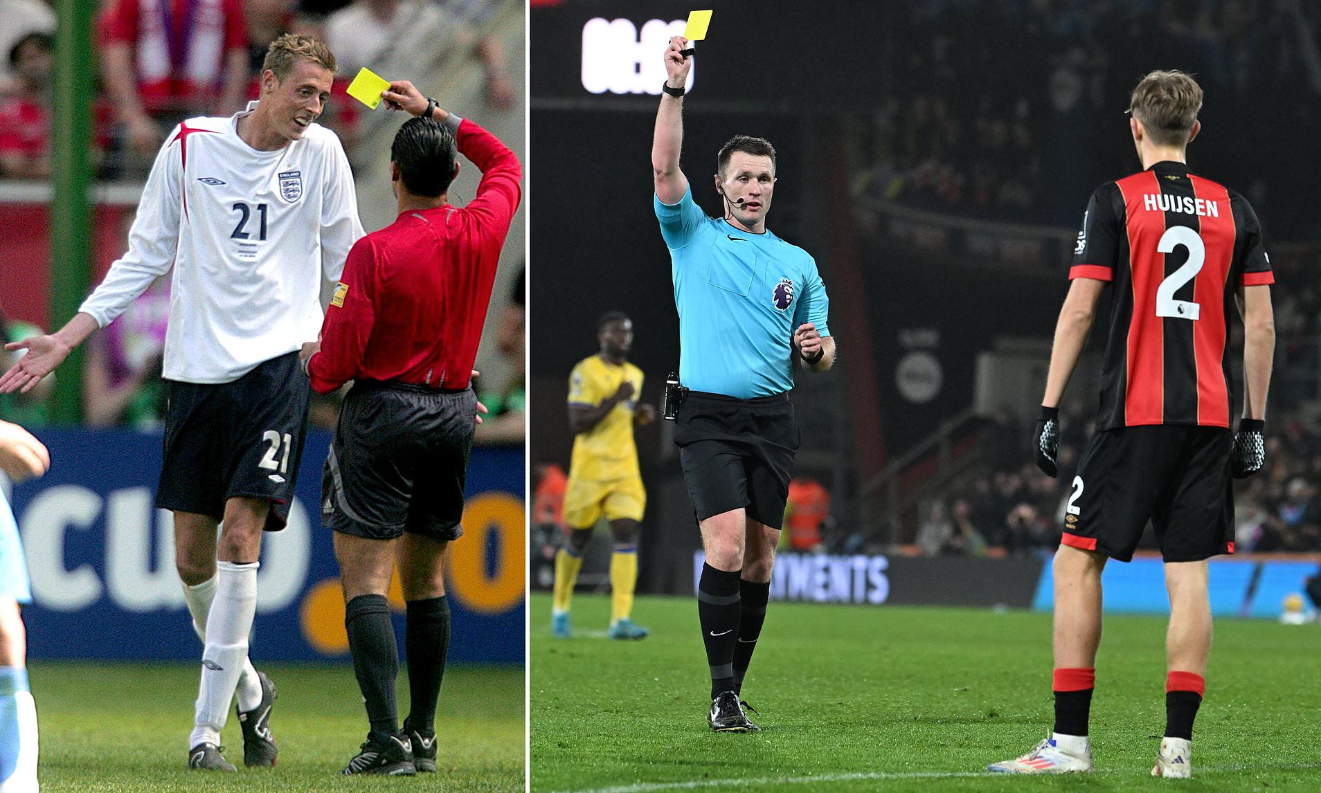 Referees are more likely to book players who are taller than they are ...