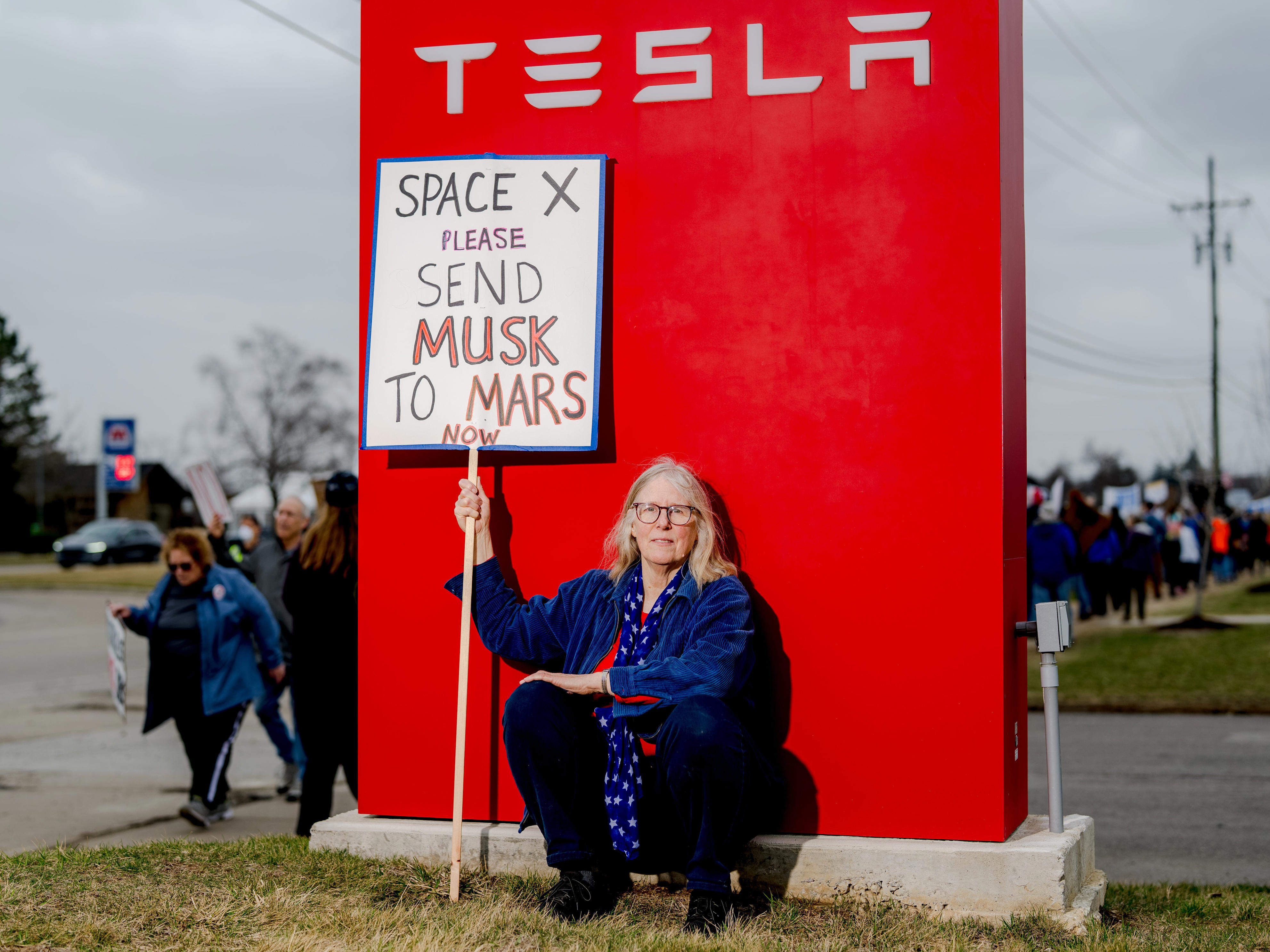 I attended 2 Tesla Takedown Protests. One generation showed up more ...