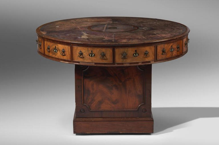 Historic rent table from Somerset castle sells for double at auction