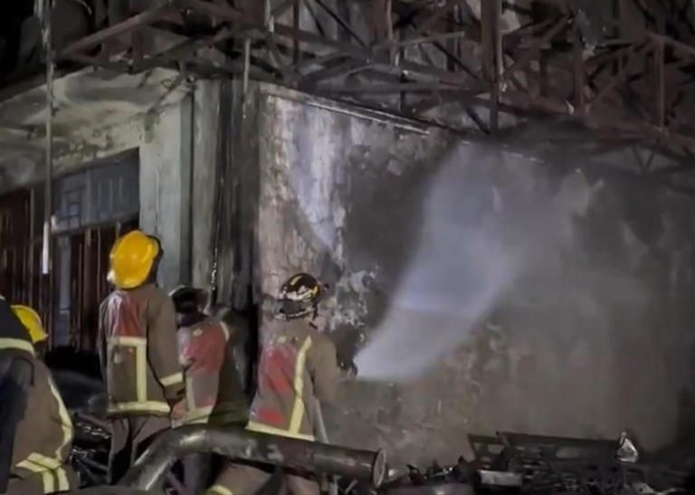 Fire hits Ospital ng Maynila