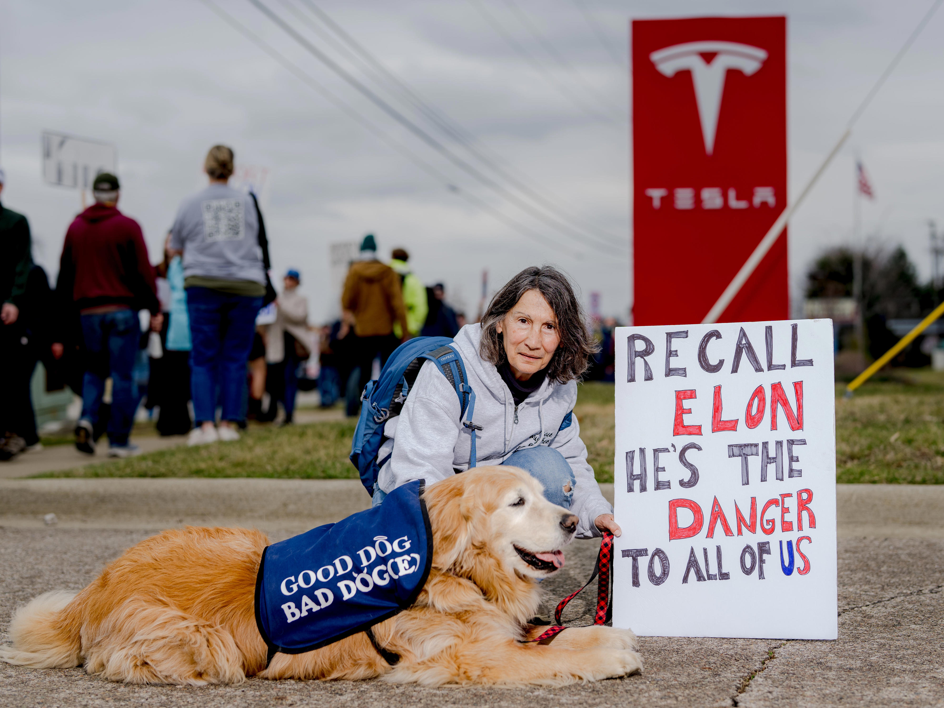 Photos show how angst against Elon Musk went global during Tesla protests