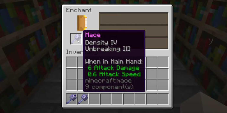 Minecraft: The Best Mace Enchantments