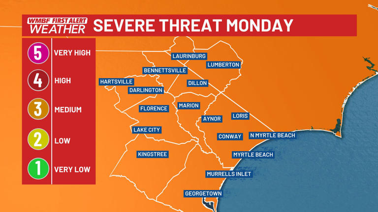 Monday is a FIRST ALERT WEATHER DAY, cold front brings risk for severe ...