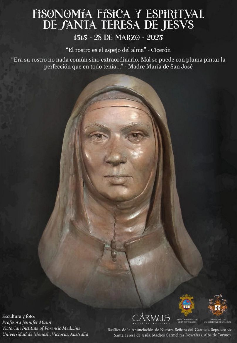 Gli scienziati ricostruiscono il volto di Santa Teresa di Gesù 510 anni ...