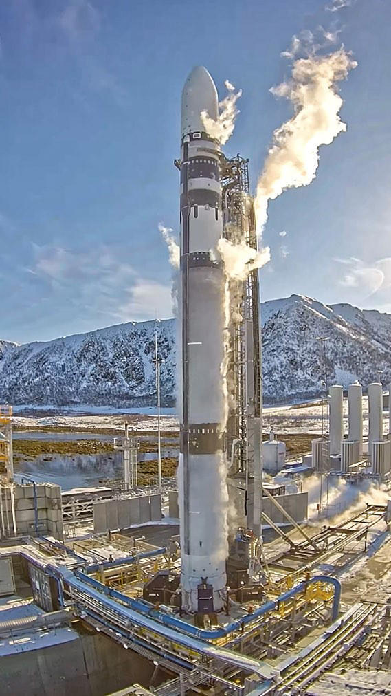 El impresionante momento del despegue del cohete Spectrum que se ...