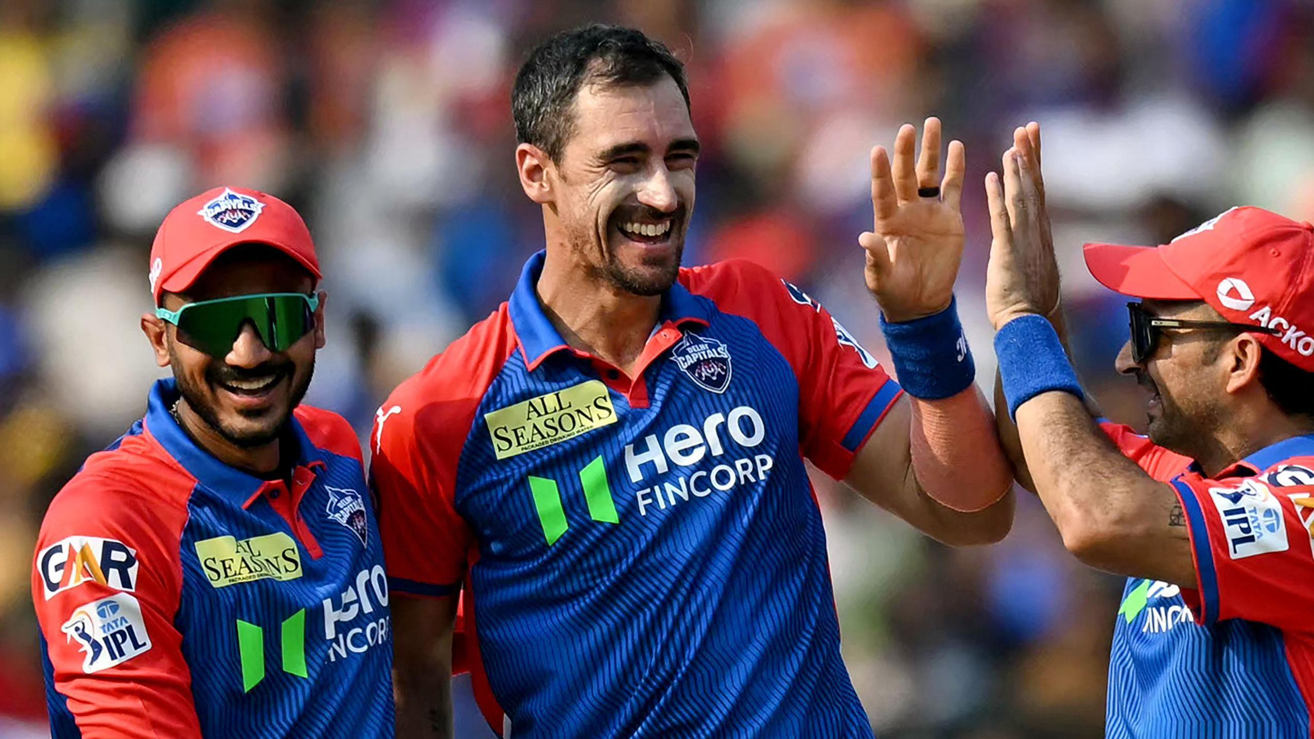 Starc's first T20 five-for gives Capitals easy IPL win