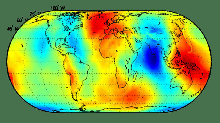 The One Area On Earth's Surface That Has The Weakest Gravitational Pull