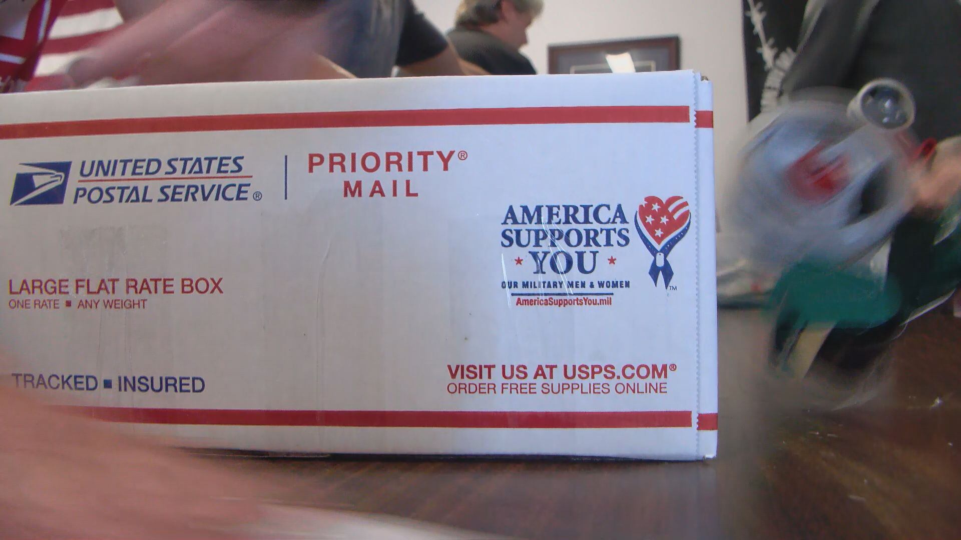 Blue Star Mothers of Coastal Carolina prepare Easter hero boxes for troops