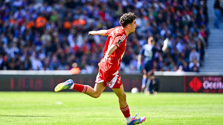 Toulouse - Brest (2-4) : pour son deuxième match en pro, Justin ...