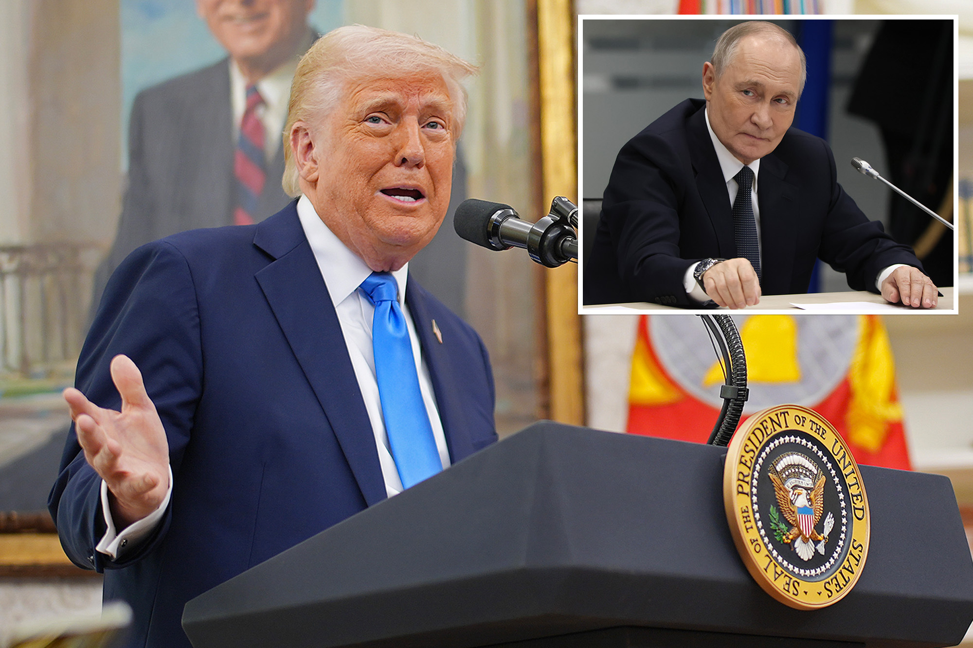 President Trump ‘pissed off’ at Putin, threatens stiff tariffs on oil ...