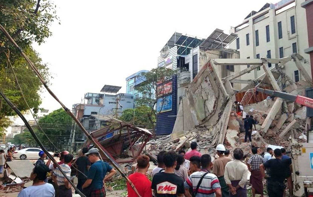 New aftershock occurred in Myanmar after a powerful earthquake