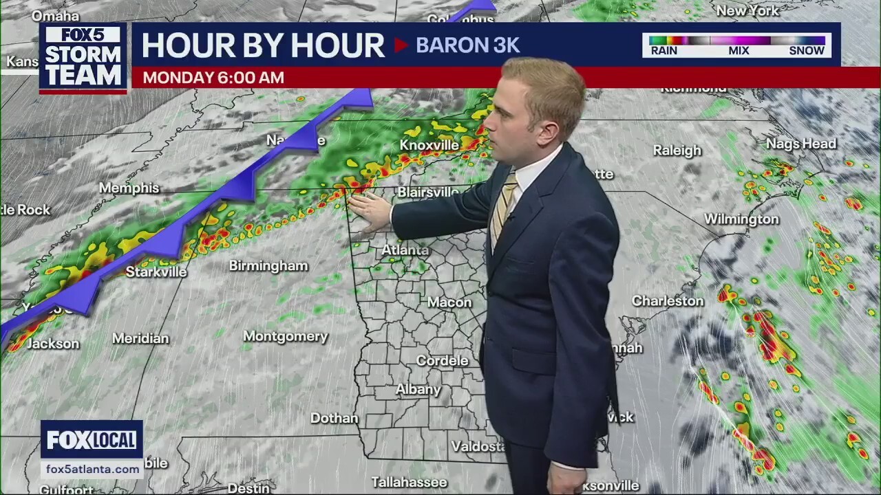 Level 3 Severe Threat: FOX 5 Storm Team Meteorologist Alex Forbes says ...