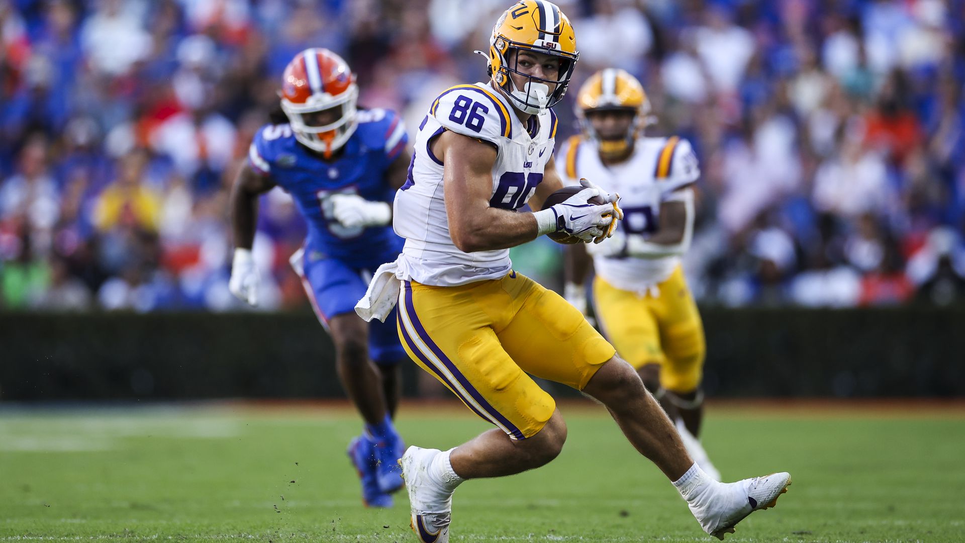Saints host LSU tight end Mason Taylor