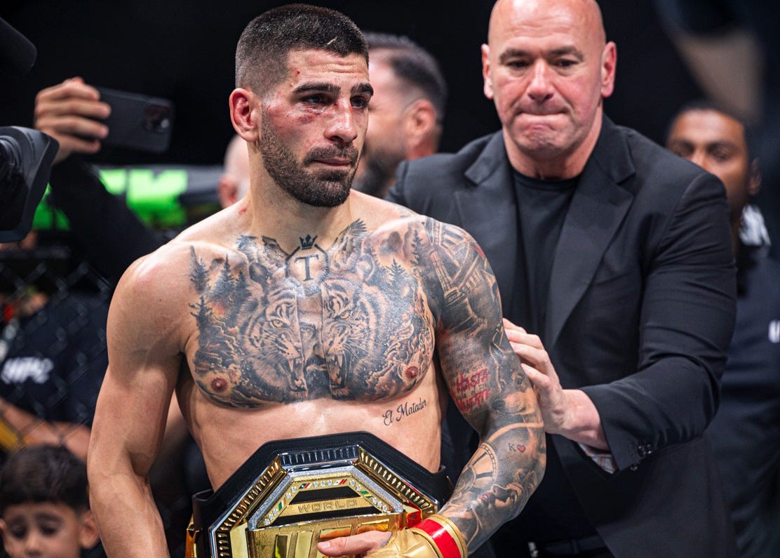 Ilia Topuria says UFC promised lightweight title shot after vacating belt