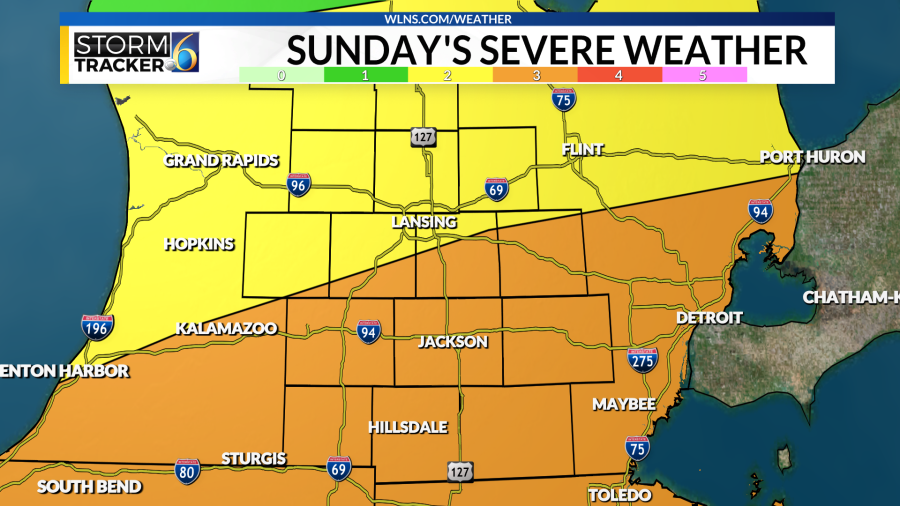 Chances for strong to severe storms this afternoon and evening!