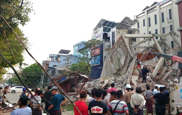 New aftershock occurred in Myanmar after a powerful earthquake
