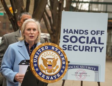 New York pols rally to keep Social Security off the DOGE chopping block