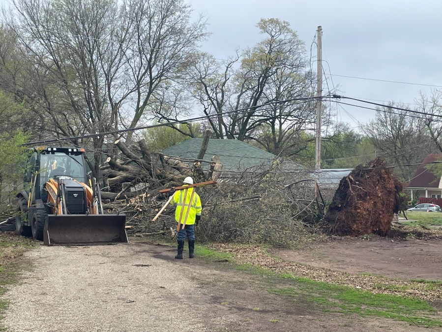 Severe storms damage Four State region