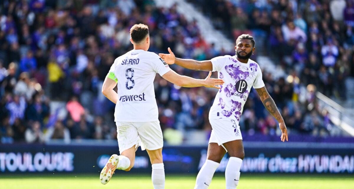 Toulouse : la frappe sensationnelle de Vincent Sierro contre Brest