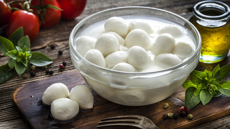Why Your Fresh Mozzarella Might Need Its Water Changed, And How Often ...