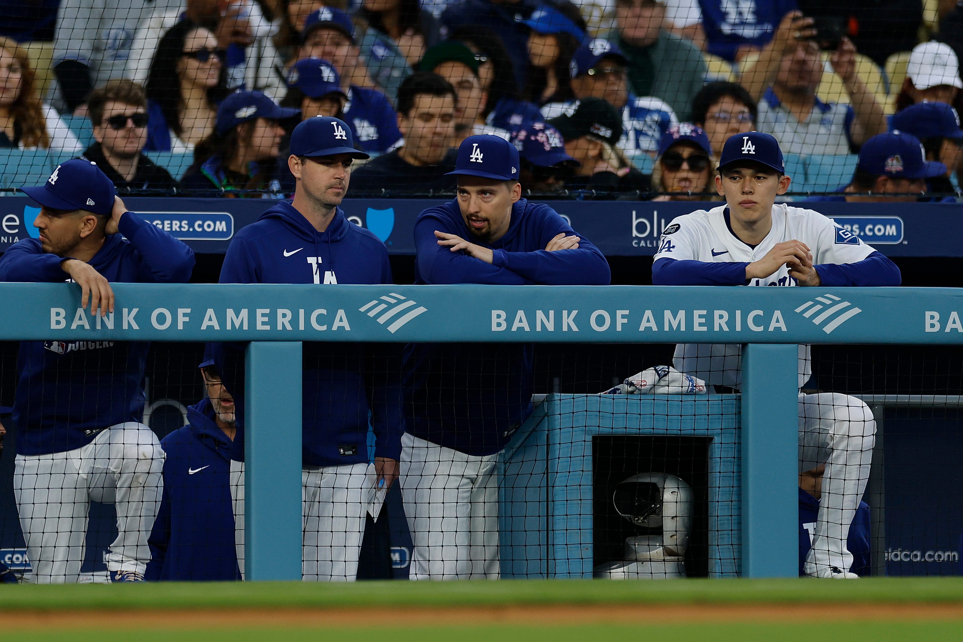 Was Roki Sasaki crying in the Dodgers' dugout after a rough start?