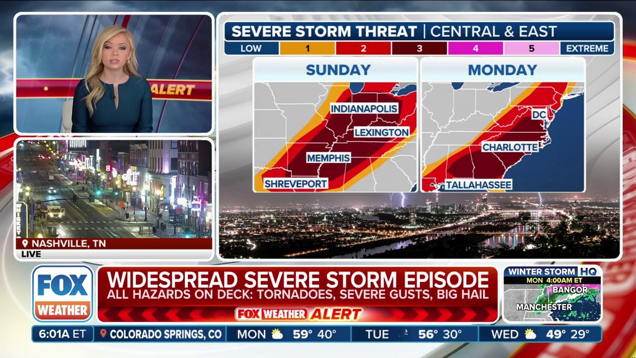 Widespread severe storm threat packs risk of destructive winds, massive ...