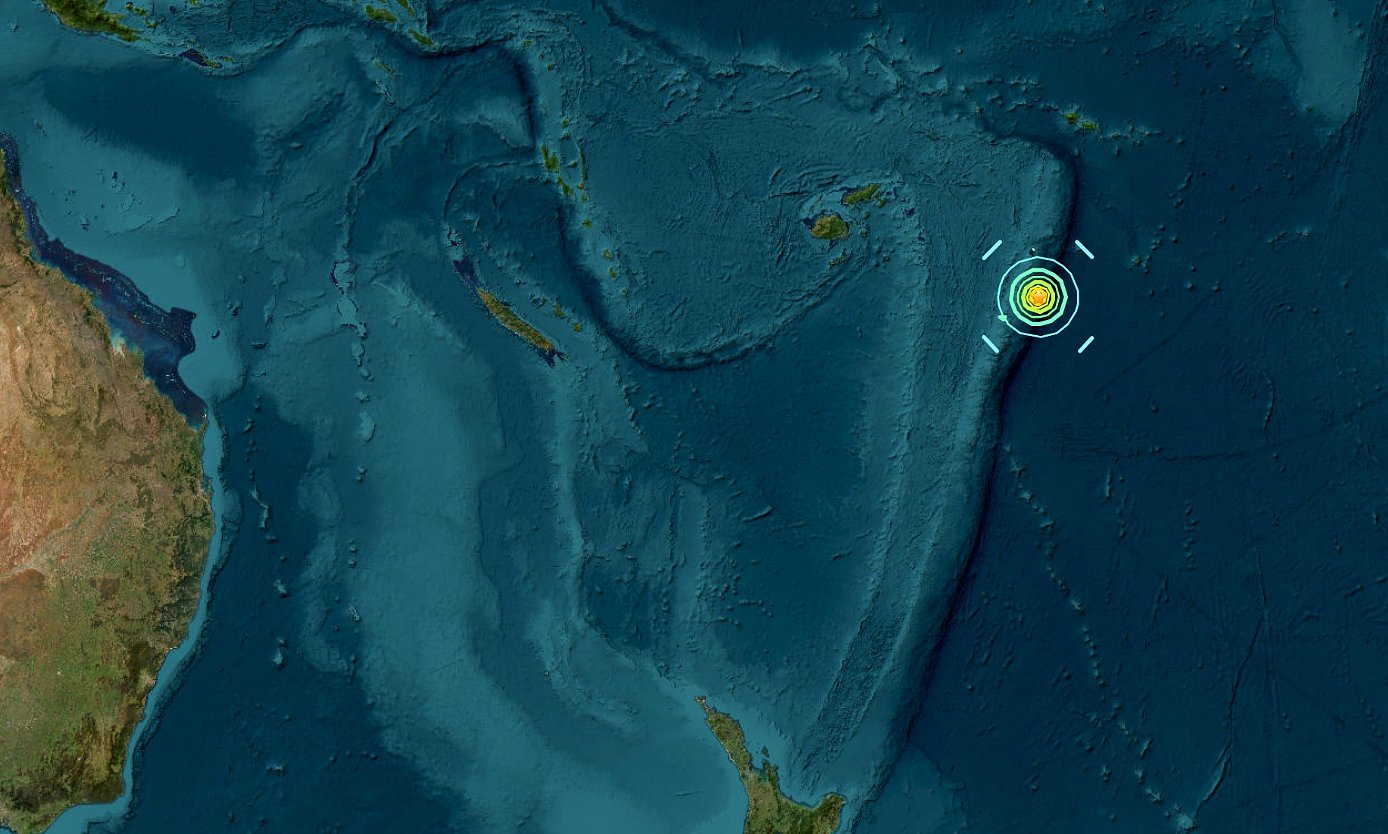 Tsunami warning after huge 7.1 magnitude earthquake hits Tonga's coast